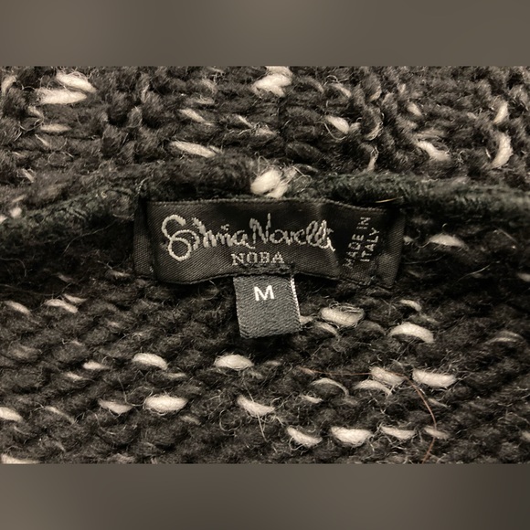 Shiva Novelli | Sweaters | Shiva Novelli Black And White Heather ...